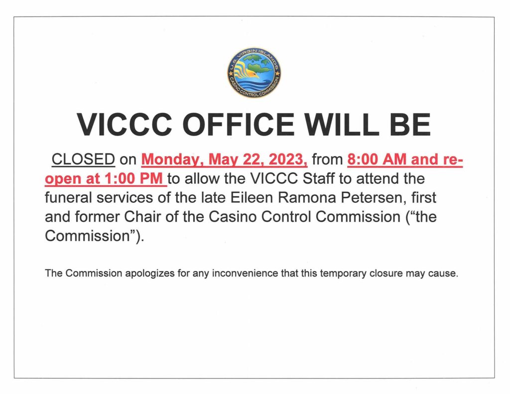 VICCC Office Closure - VICCC